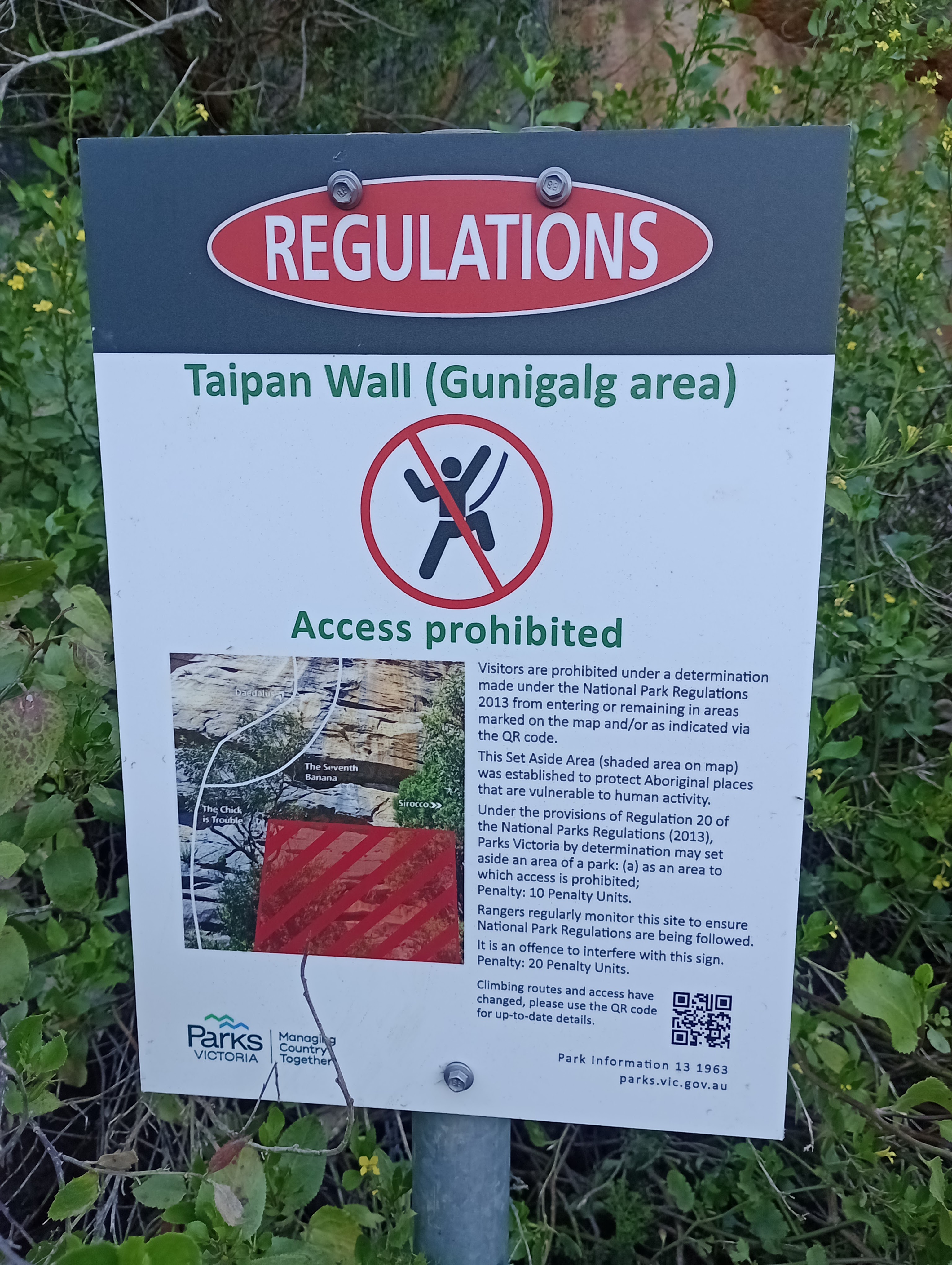 Ranger Interaction at Taipan Wall | Australian Climbing Association ...